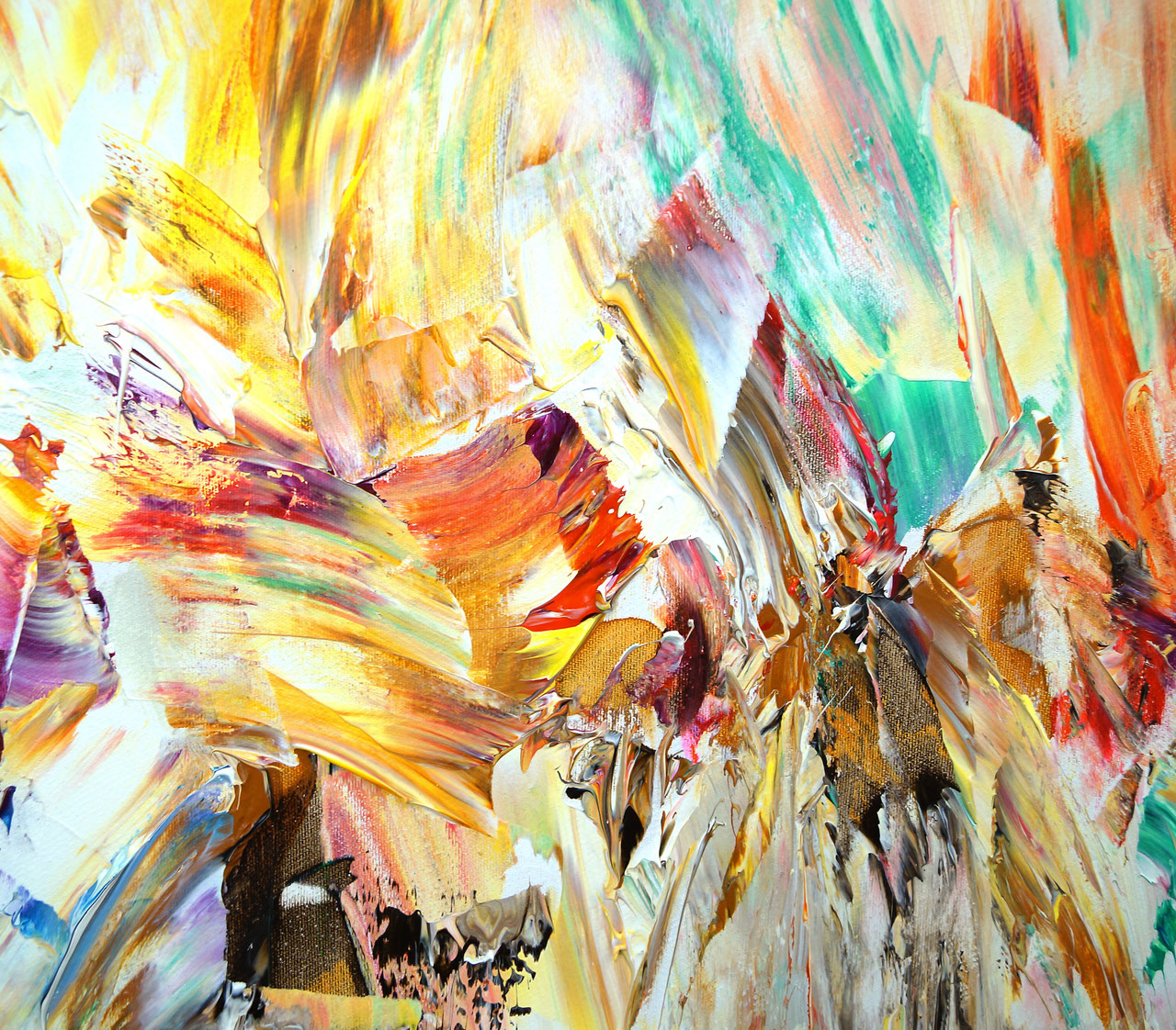 Expressionist painting - large abstract painting art for sale