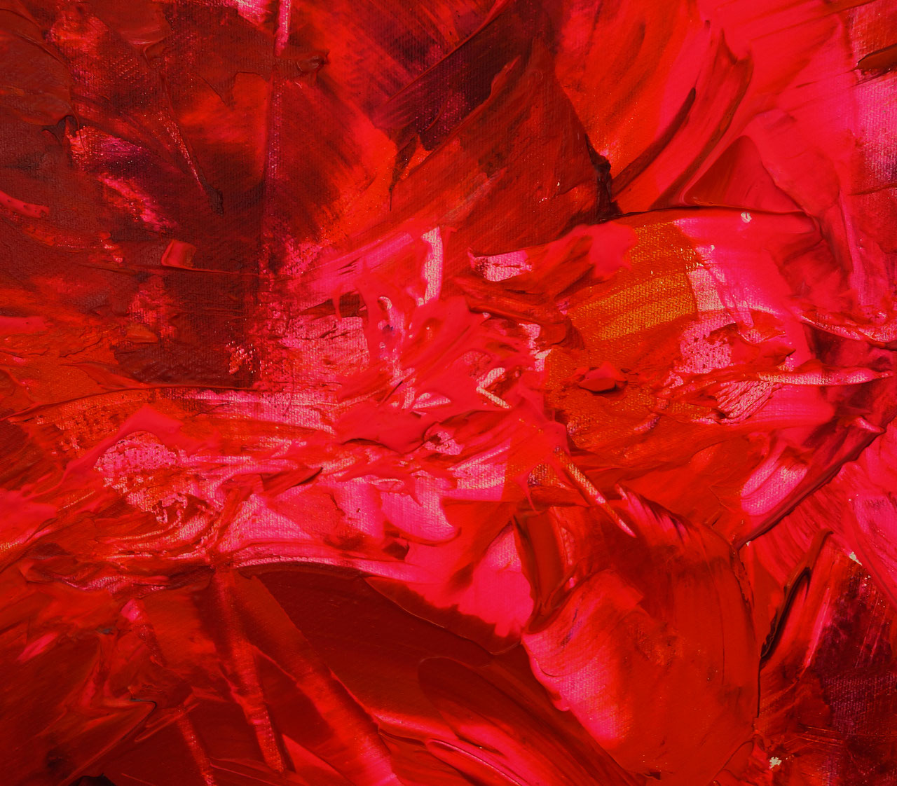 Red artwork - large abstract painting art for sale
