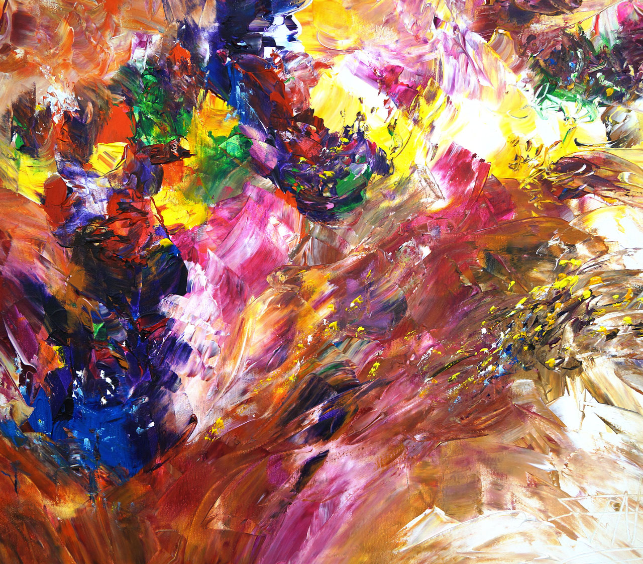 Red Abstract - large abstract painting art for sale