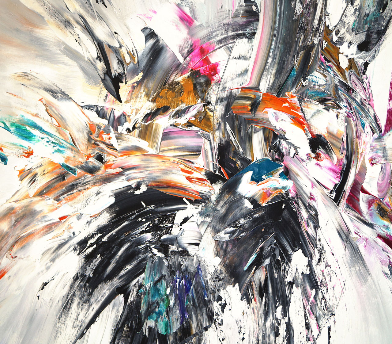 Excesses L 1 - large abstract painting art for sale