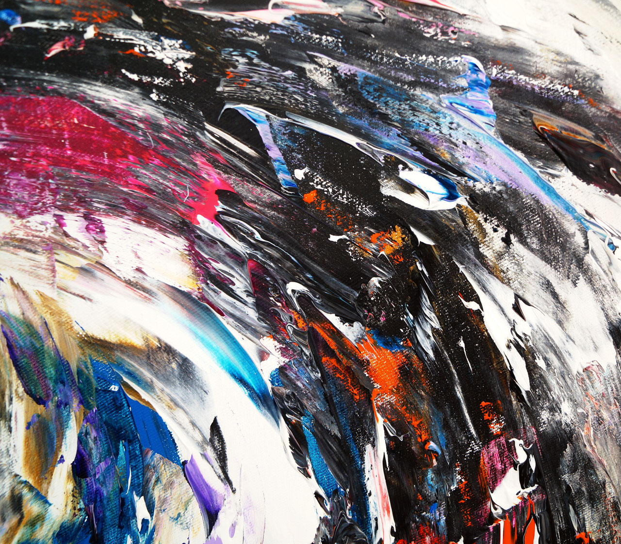 portrait format artwork - large abstract painting art for sale