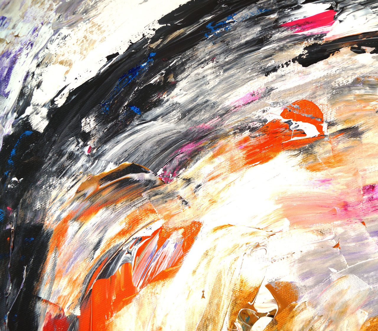 portrait format artwork - large abstract painting art for sale