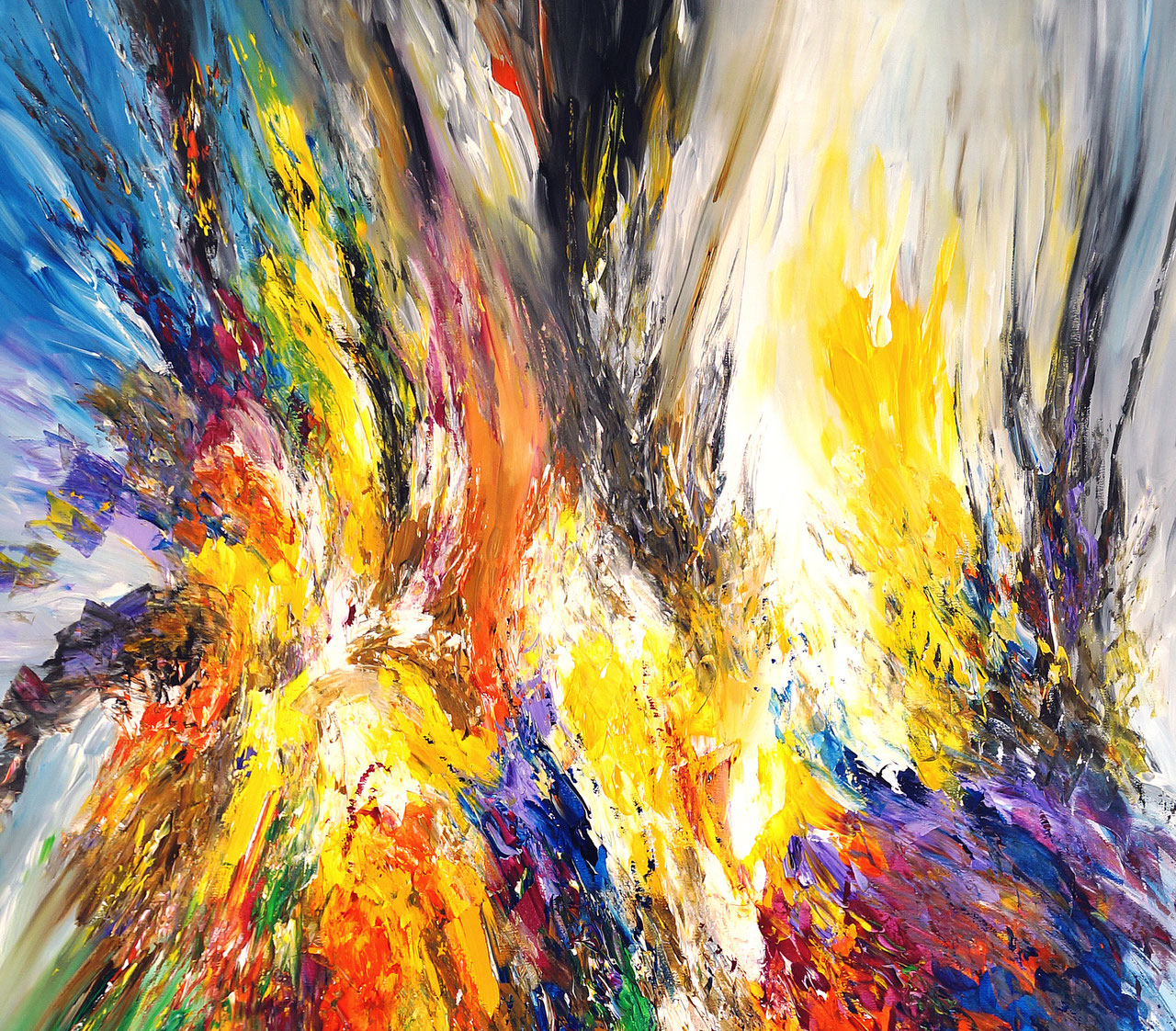 oversized portrait format - large abstract painting art for sale