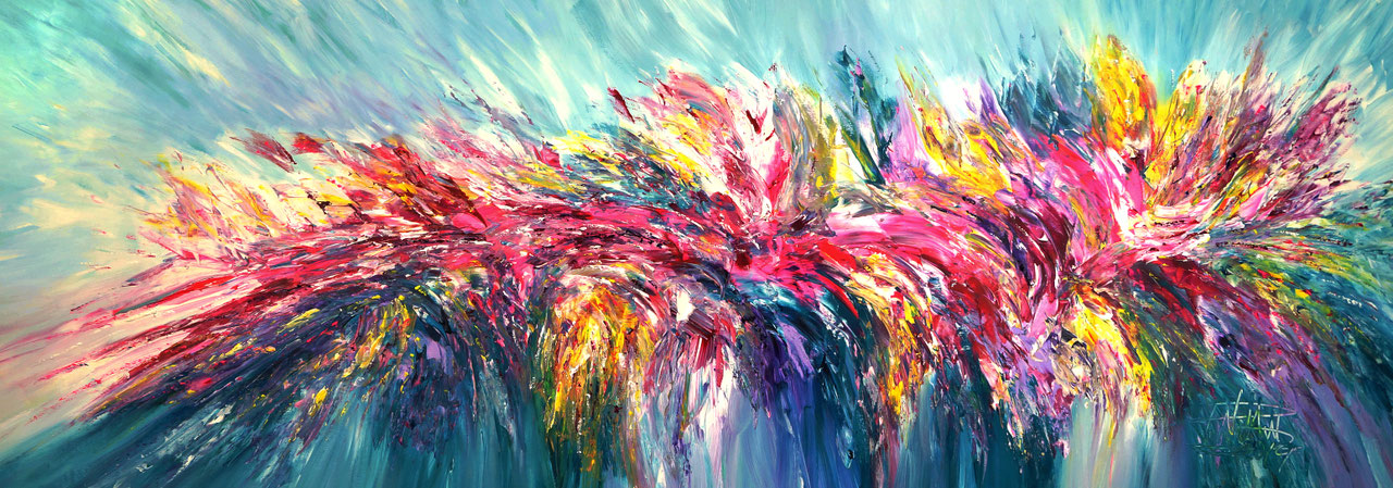 acrylic on canvas - large abstract painting art for sale