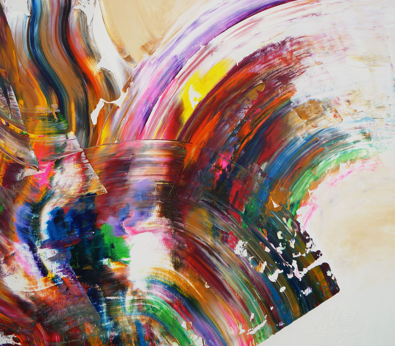 Maximum Energy L 1 - large abstract painting art for sale