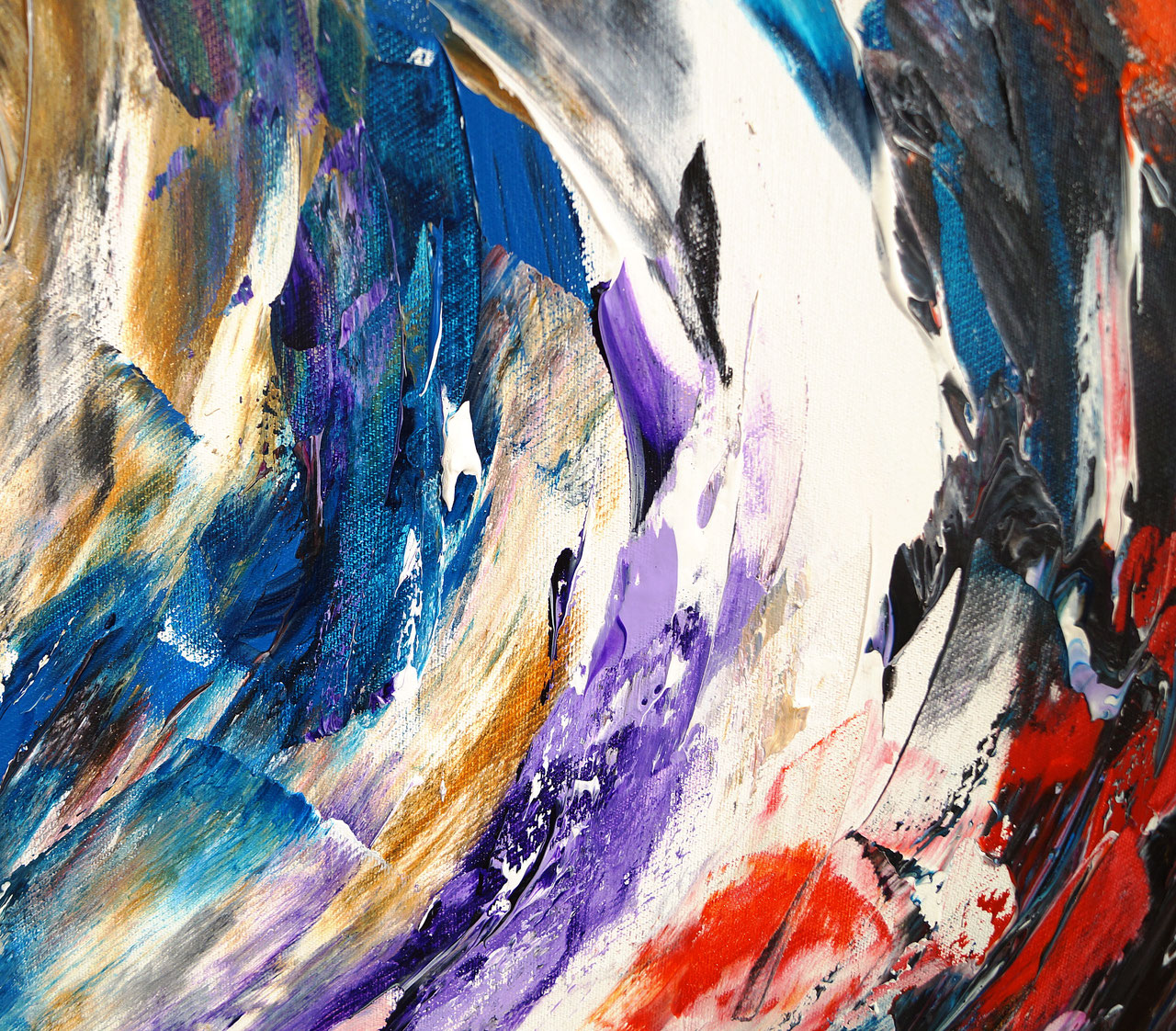 portrait format artwork - large abstract painting art for sale