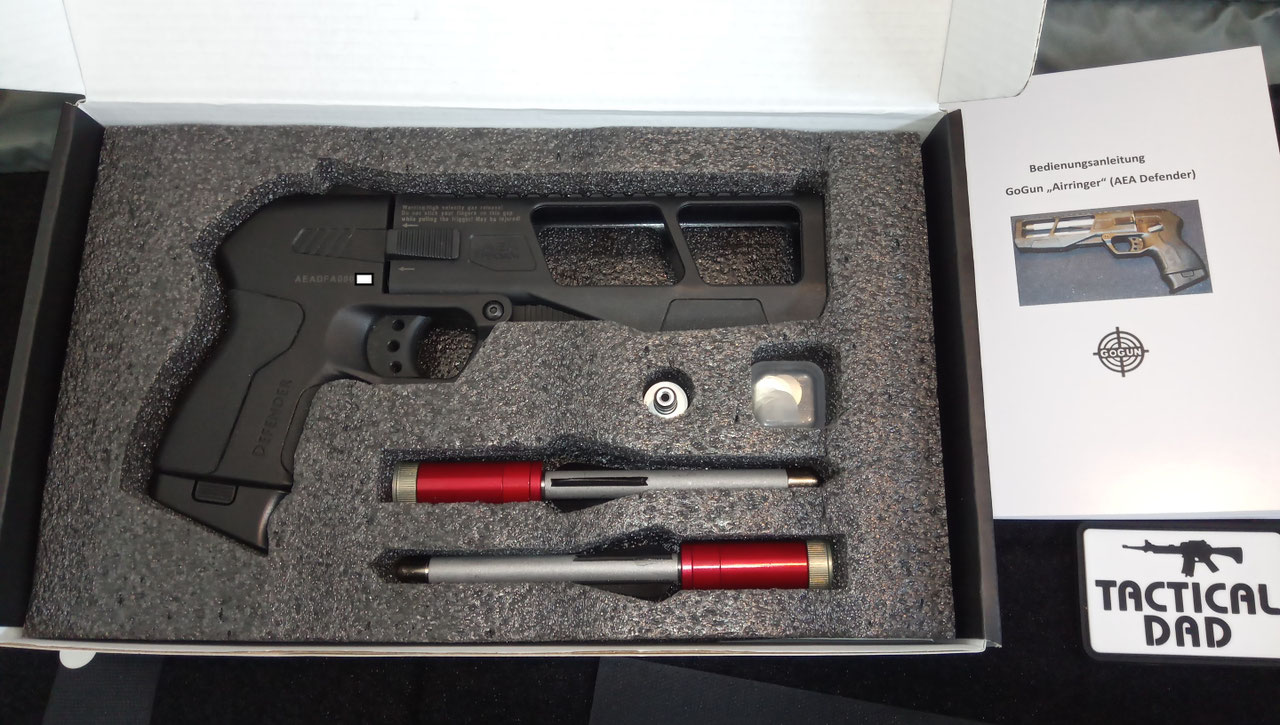 Airringer Pfeilpistole / AEA Defender von GoGun - tactical-dads Webseite!