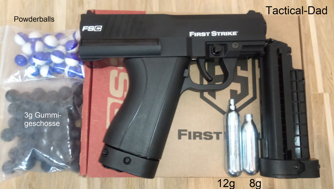 First Strike FSC Paintballpistole zur Selbstverteidigung (Pepperball ...