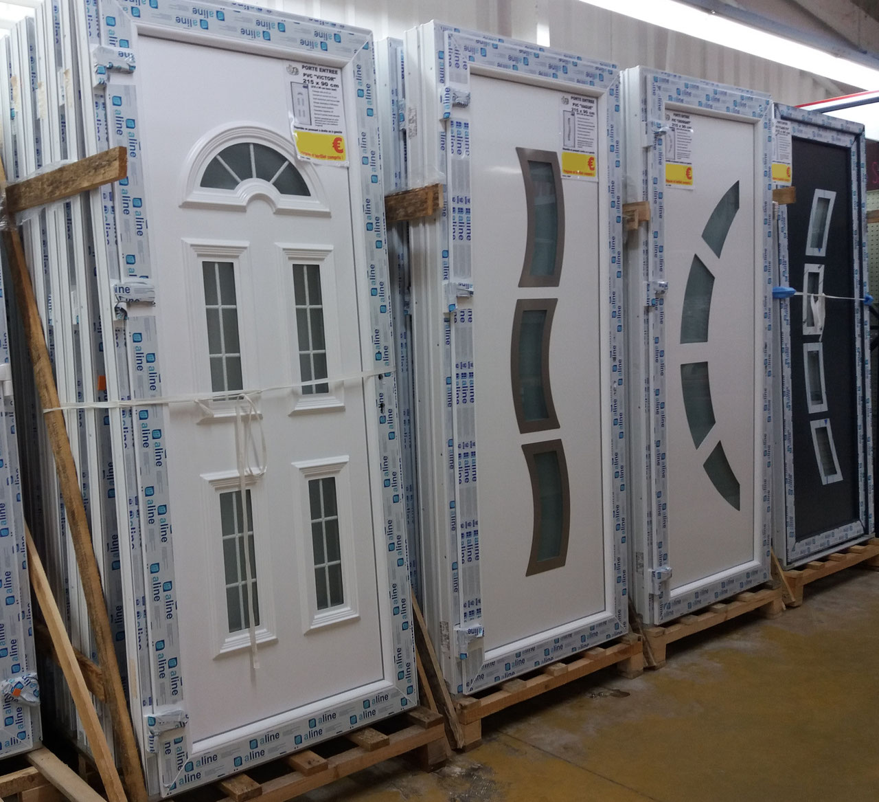 Destockage Portes d’entrée PVC pas chères menuiseries prix discount ...