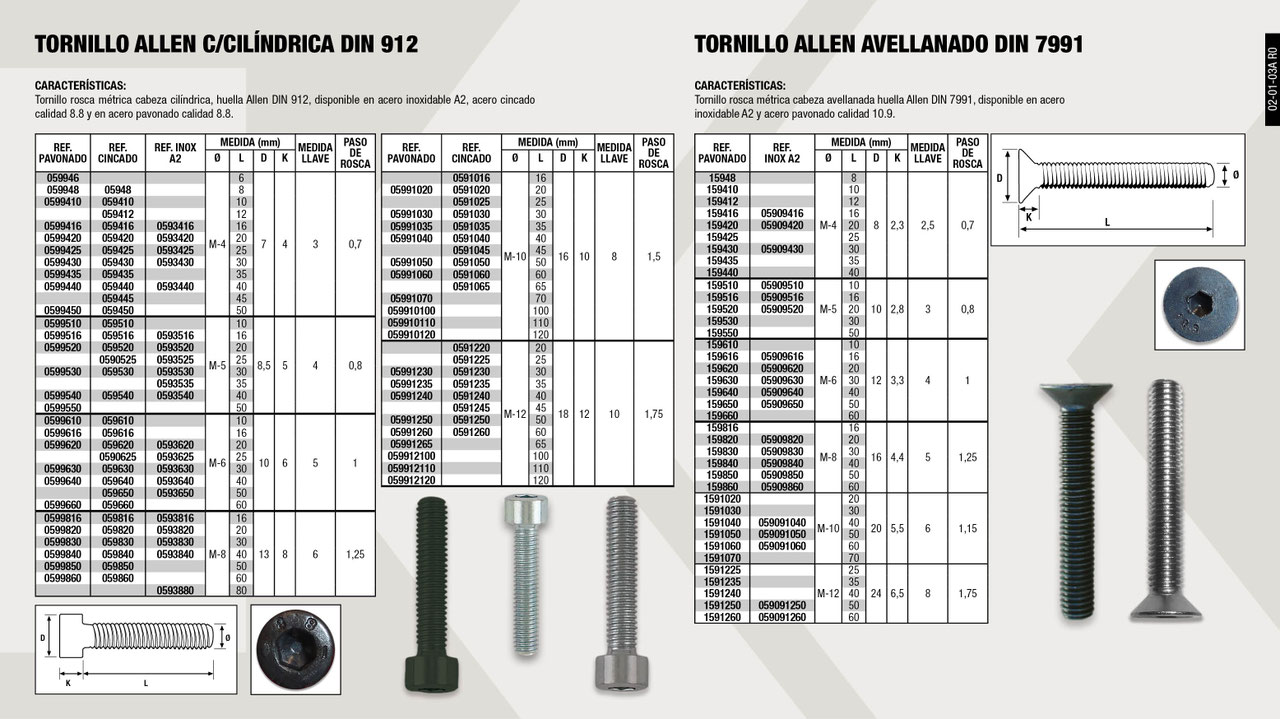 TORNILLO ALLEN - FITT