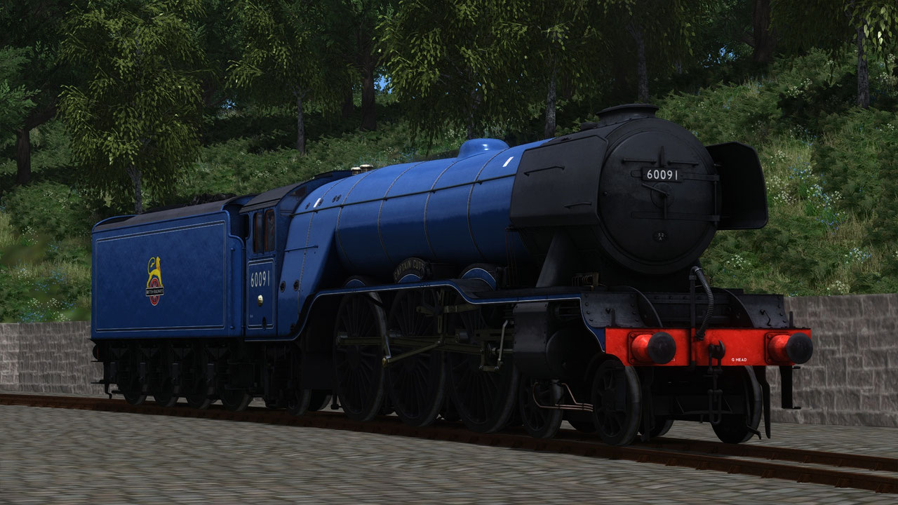 BR Blue A3 (Smoke Deflectors/Hinge Mounted Smokebox Number Version ...