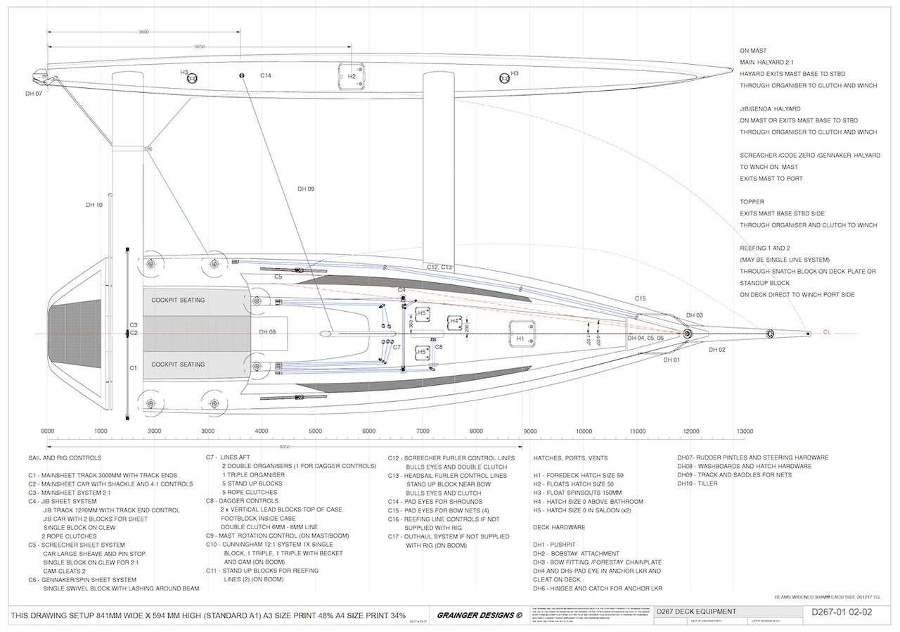 Sails, Rigs, Deck Equipment - Catamarans and Trimaran Designs by ...