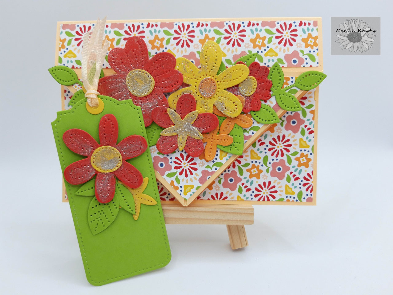 Triangle Pocket Card im Team - stempeldichbunt