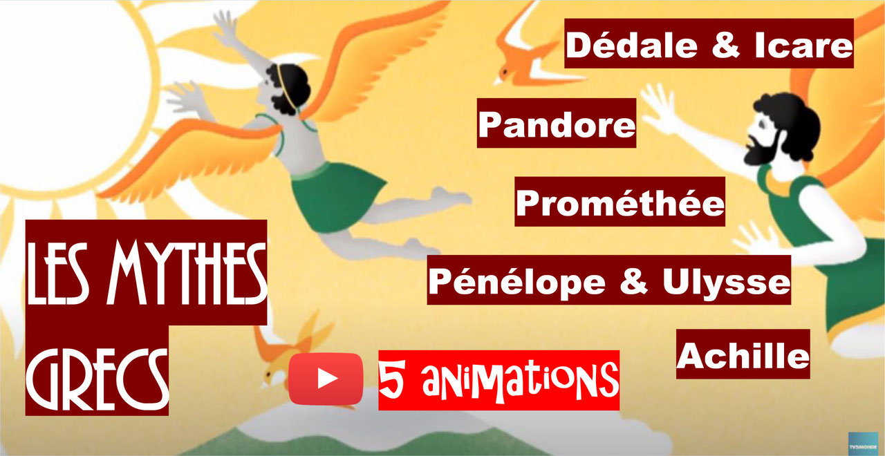 histoire / ιστορία : MYTHOLOGIE GRECQUE: 5 animations (TV5 Monde) pour ...