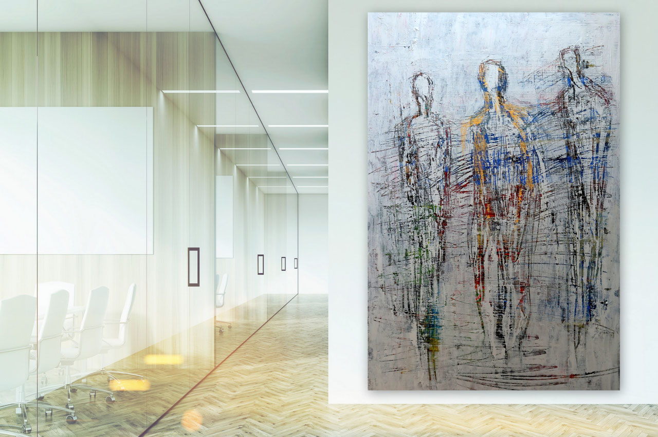 men at city - GALERIE ABSTRAKT