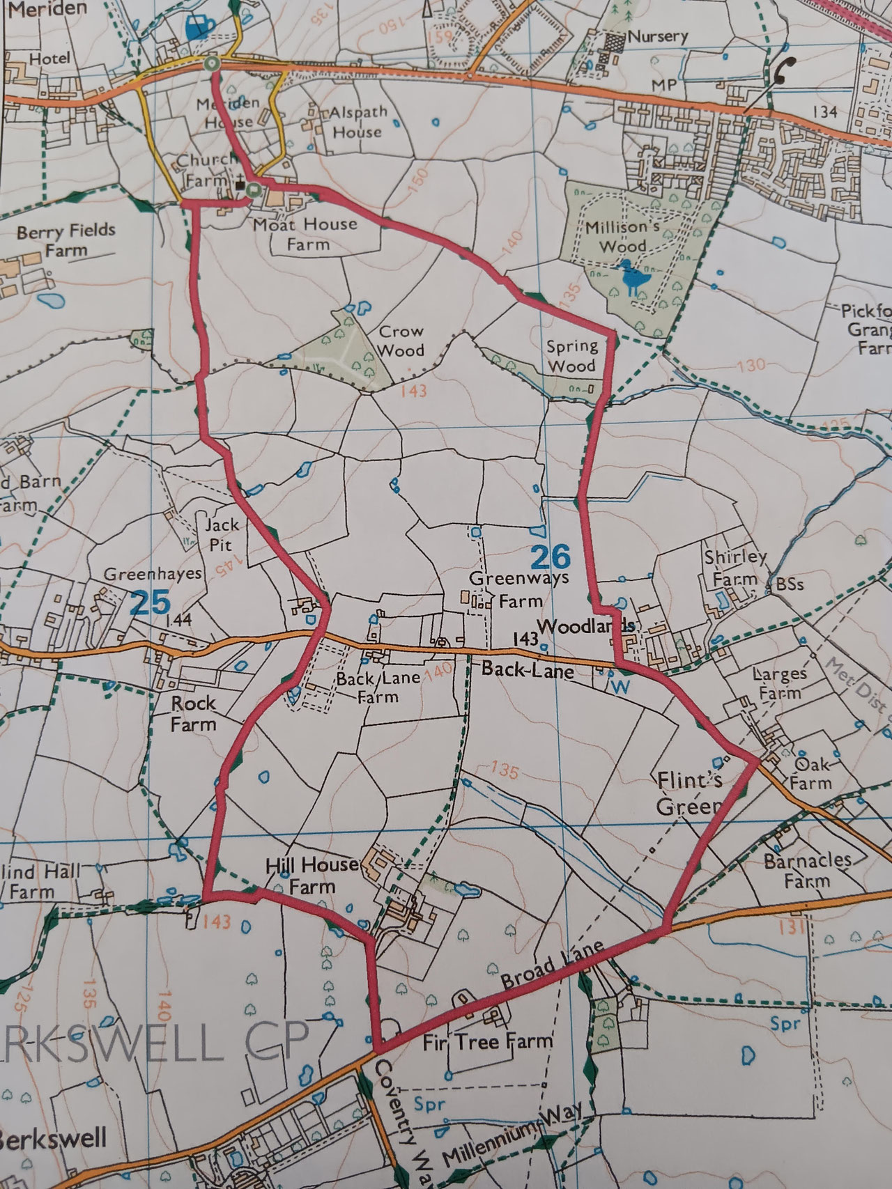 Walk from Queen's Head - Hampton Walking