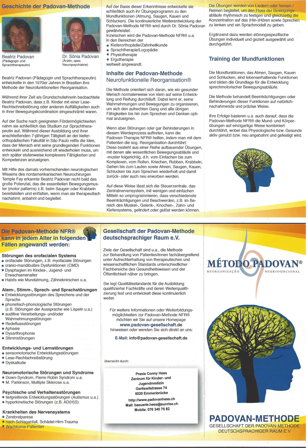 Links - padovan,Therapie, neurofunktionelle Reorganisation, Hess, INPP, Reflexe, UEMF, Autismus