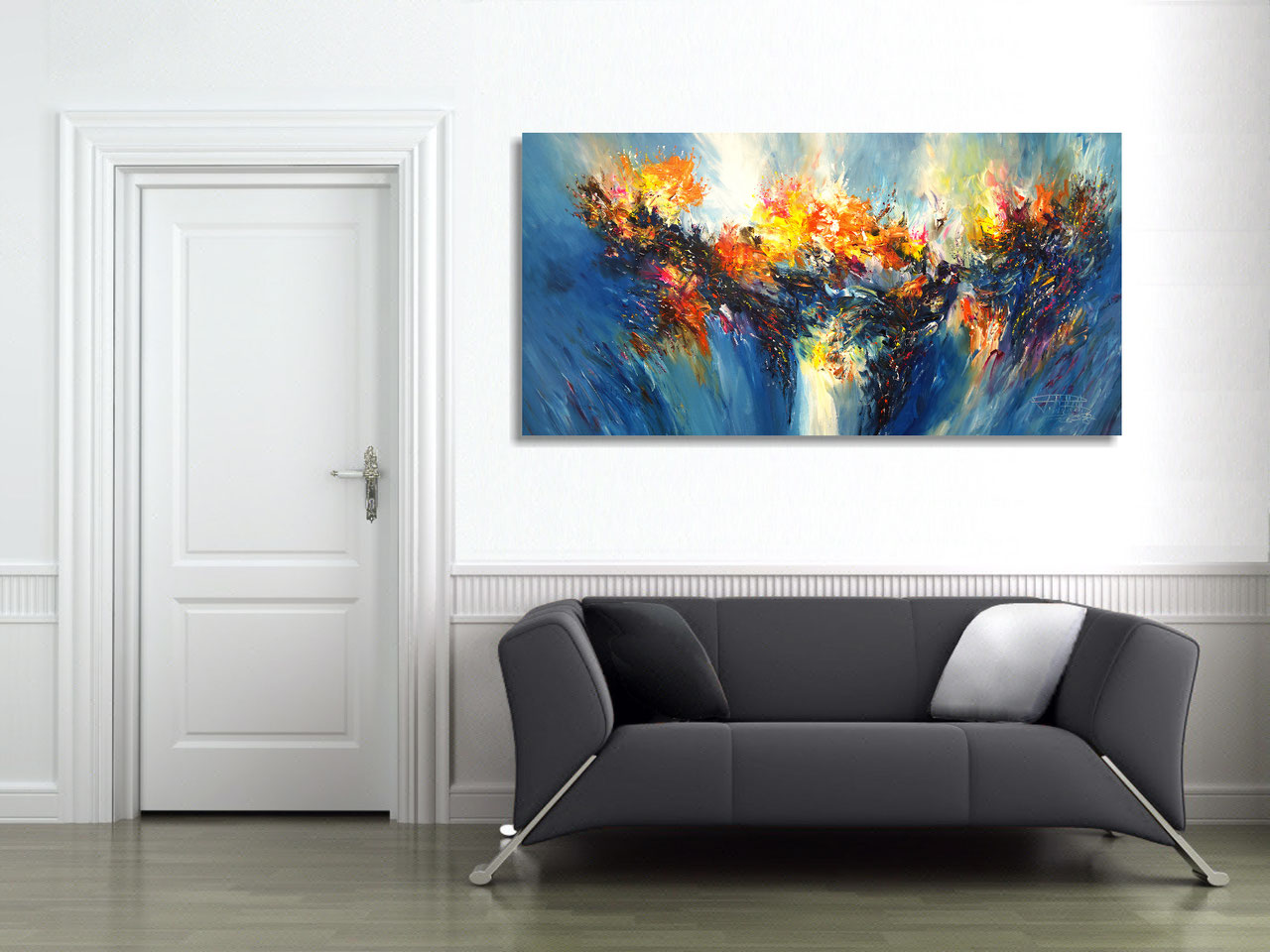 Blue Adventure XXL 1 - grosse-abstrakte-gemaeldes Webseite!