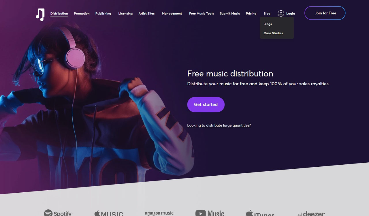 Free Music Distribution: 11 Best Spotify Distributor Services - mastrng.com