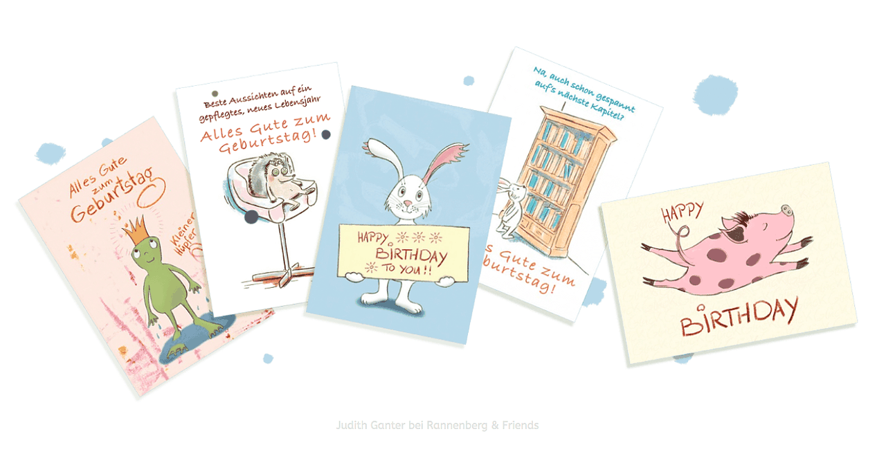 Geburtstagskarten & Grüße für das ganze Jahr - Judith Ganter ...