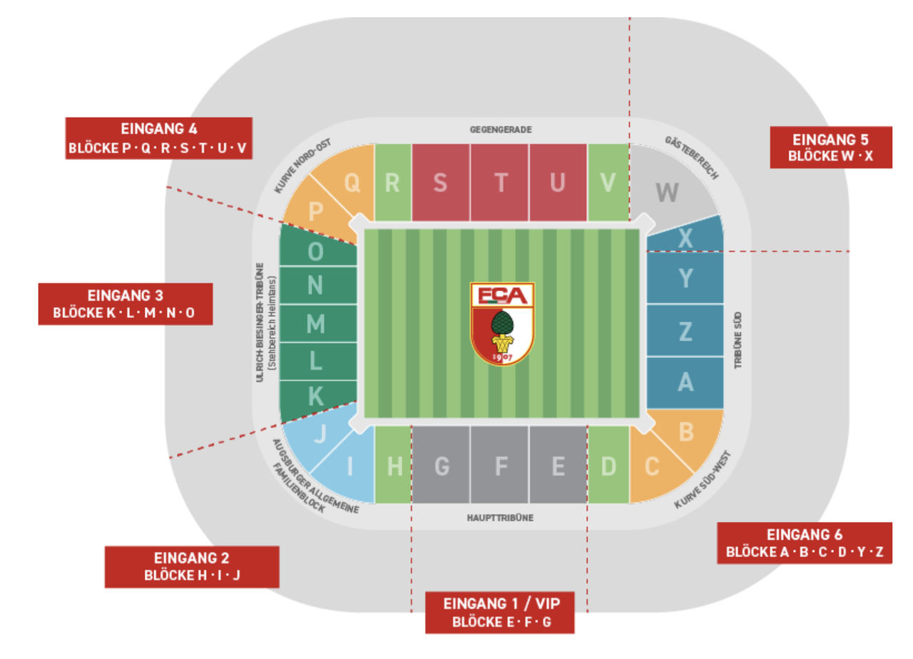 WWK Arena Augsburg - FanSicht - Dein Blick aufs Spielfeld!