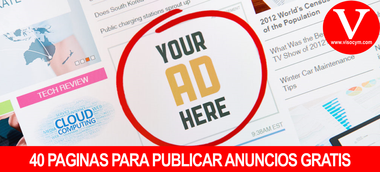 40 PAGINAS PARA PUBLICAR ANUNCIOS GRATIS EN MEXICO - VISOCyM