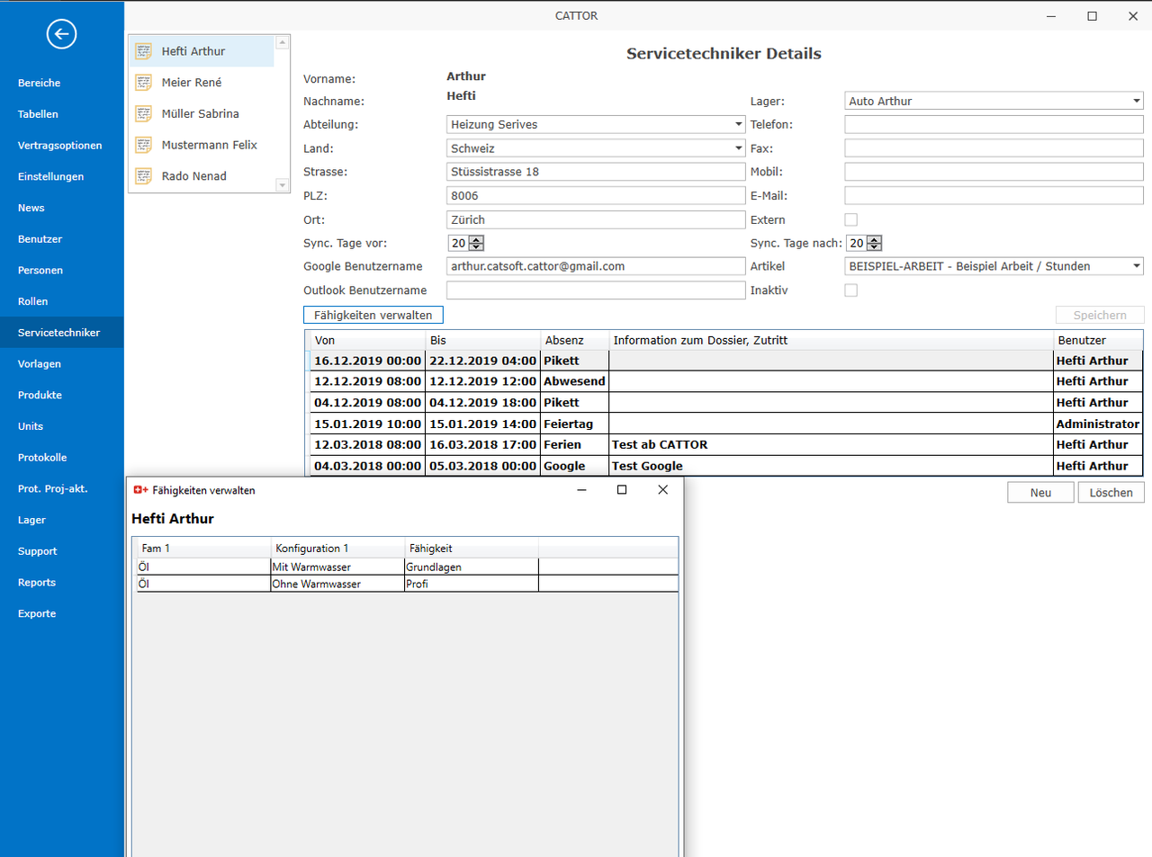Field Service Engineer - CATTOR - Enterprise Service Management