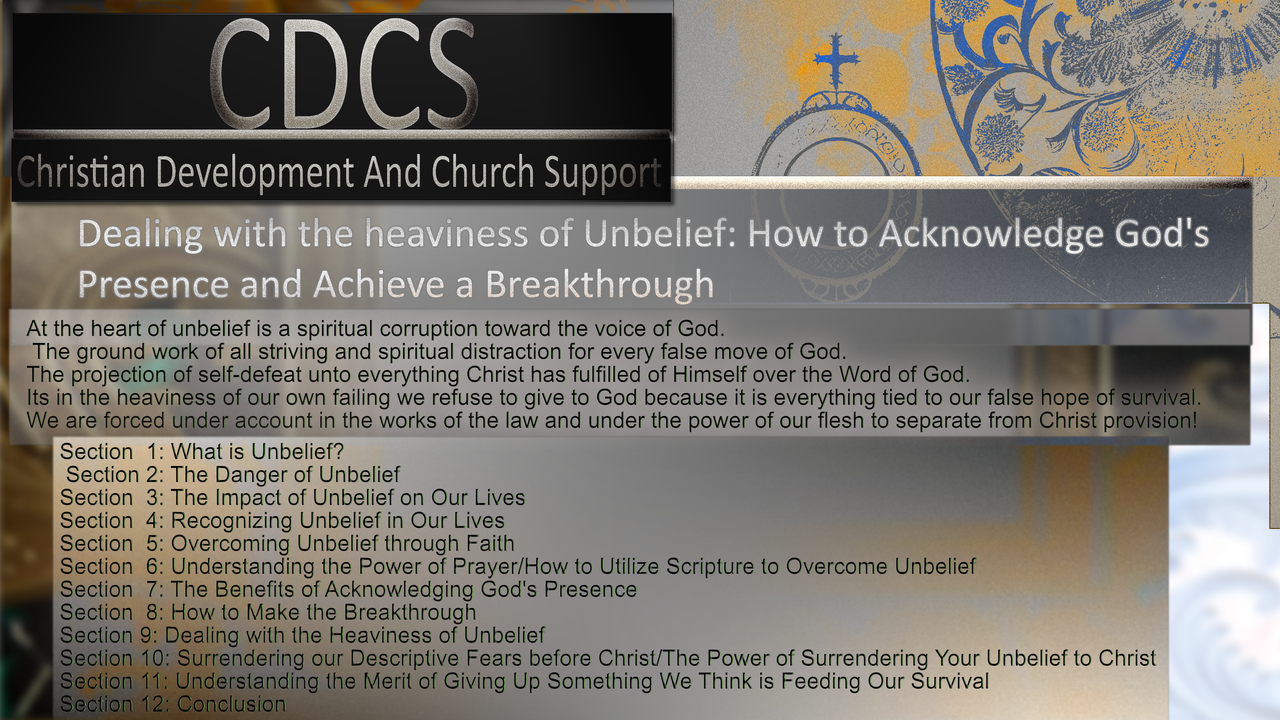 EVERY FALSE MOVE OF GOD IS A FORM OF SPIRITUAL CORRUPTION. LEADING TO ...