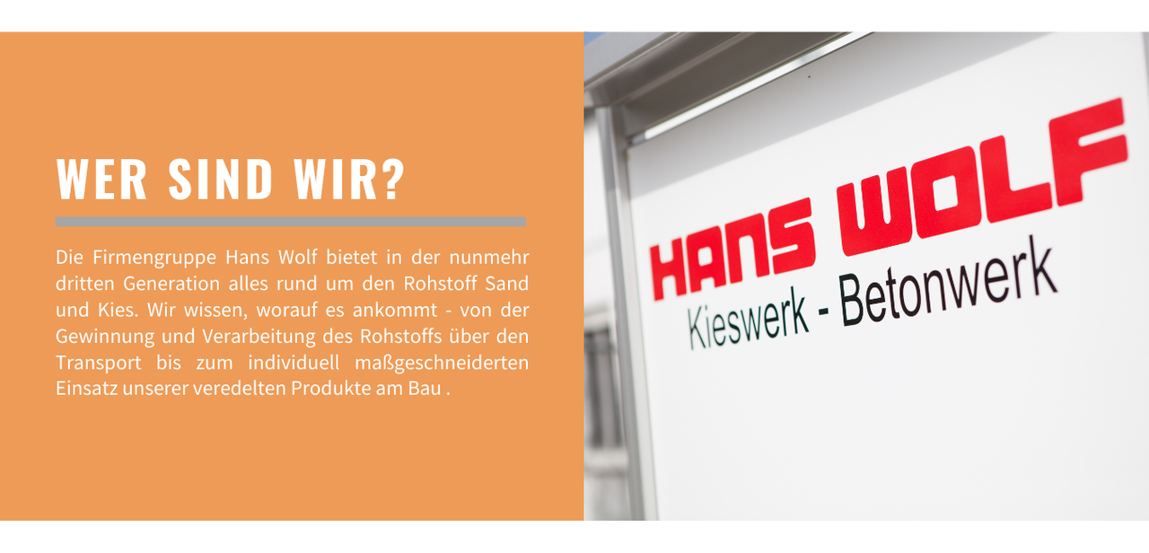 Karriere - Firmengruppe Hans Wolf GmbH & Co. KG Kieswerk, Betonwerk ...