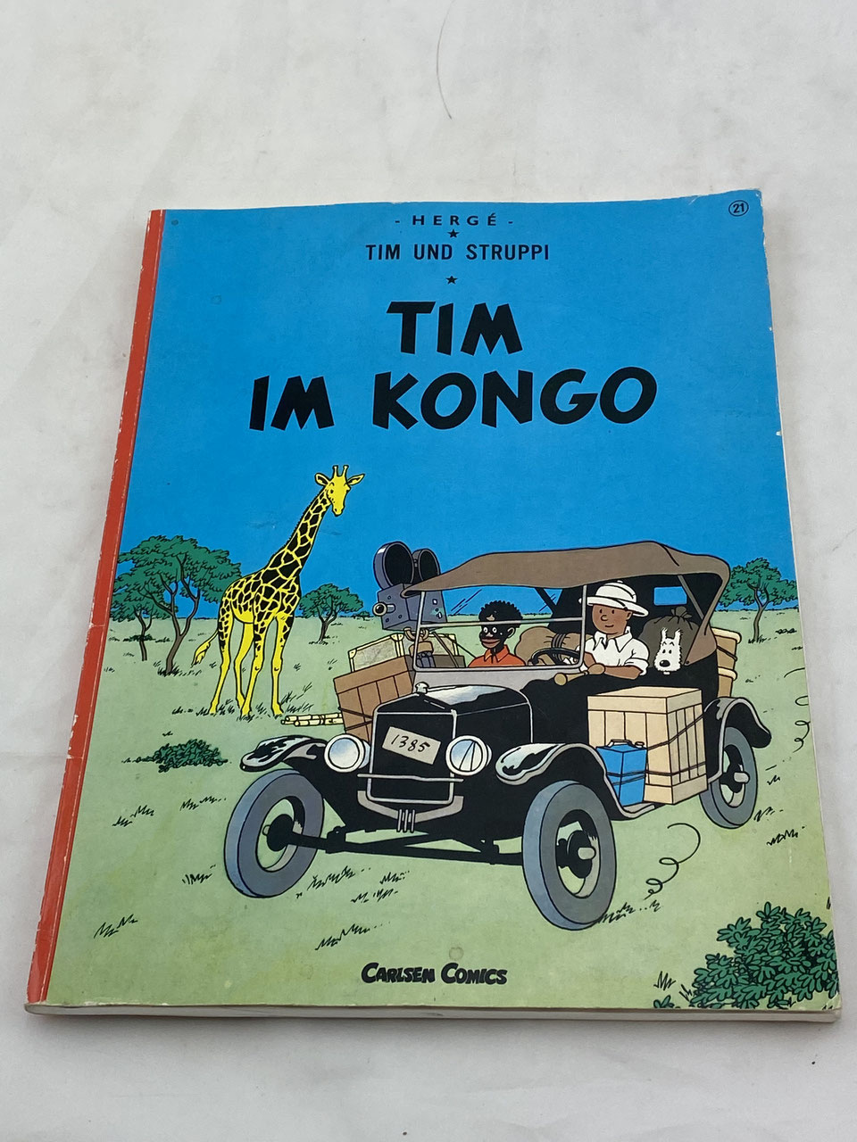 Tim und Struppi Comics - Vintage Wohndeko Shop Basel