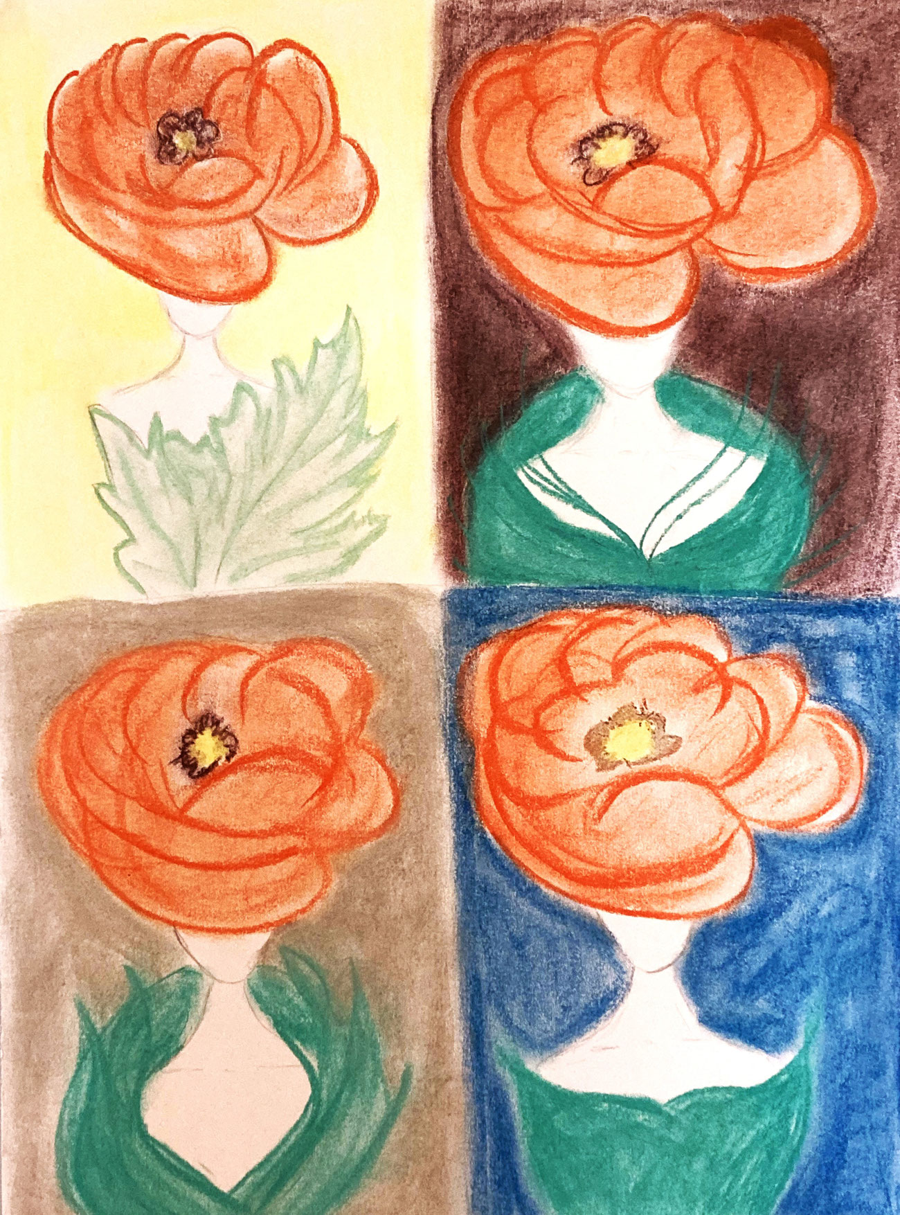 Blossoming Souls: Discover Your Timeless Portrait Without a Face - art ...