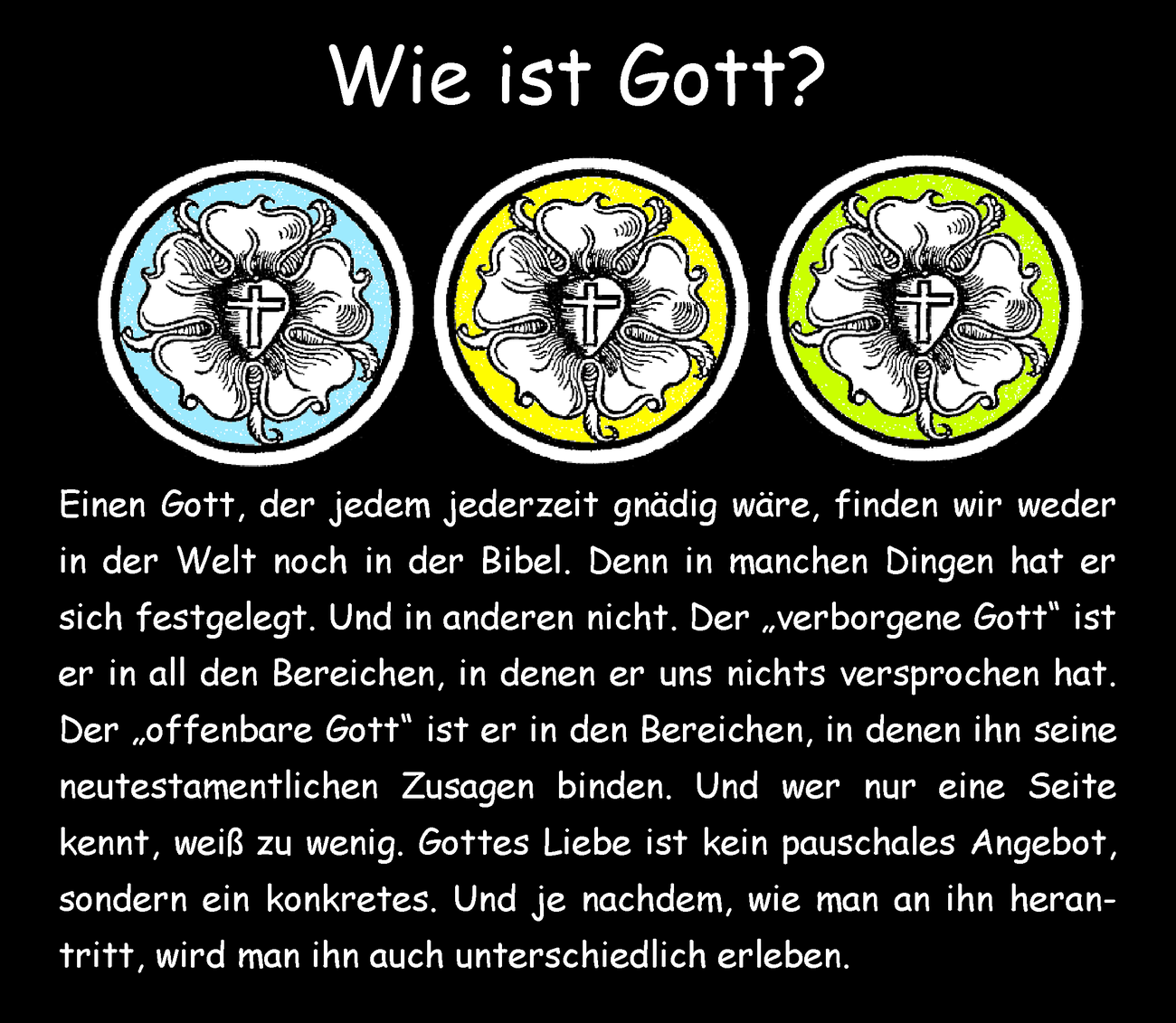 DER DREIEINIGE GOTT - evangelischer-glaube.de