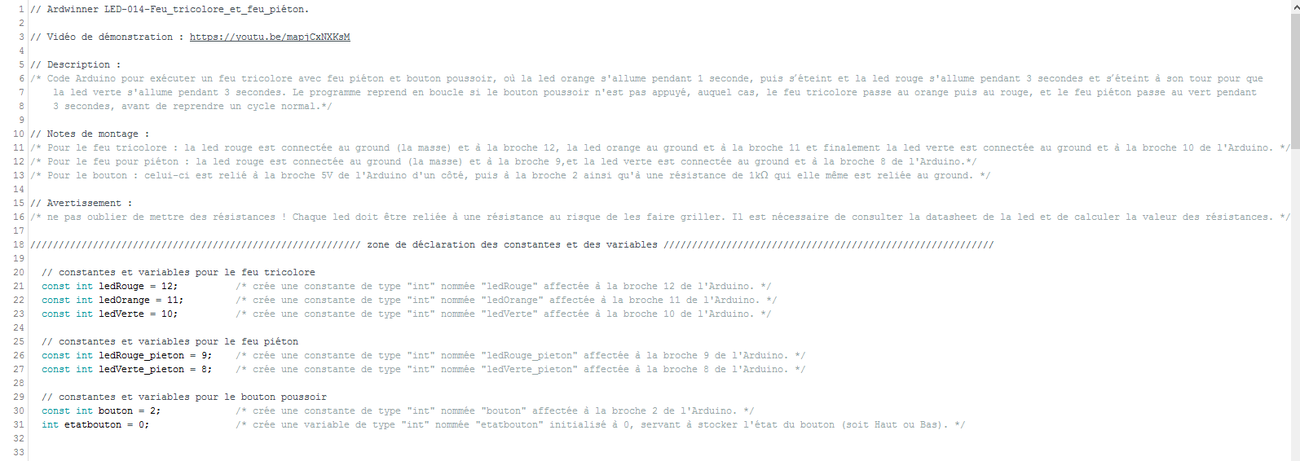 Créer un Feu Tricolore (1 feu) avec un feu pour piétons - Ardwinner