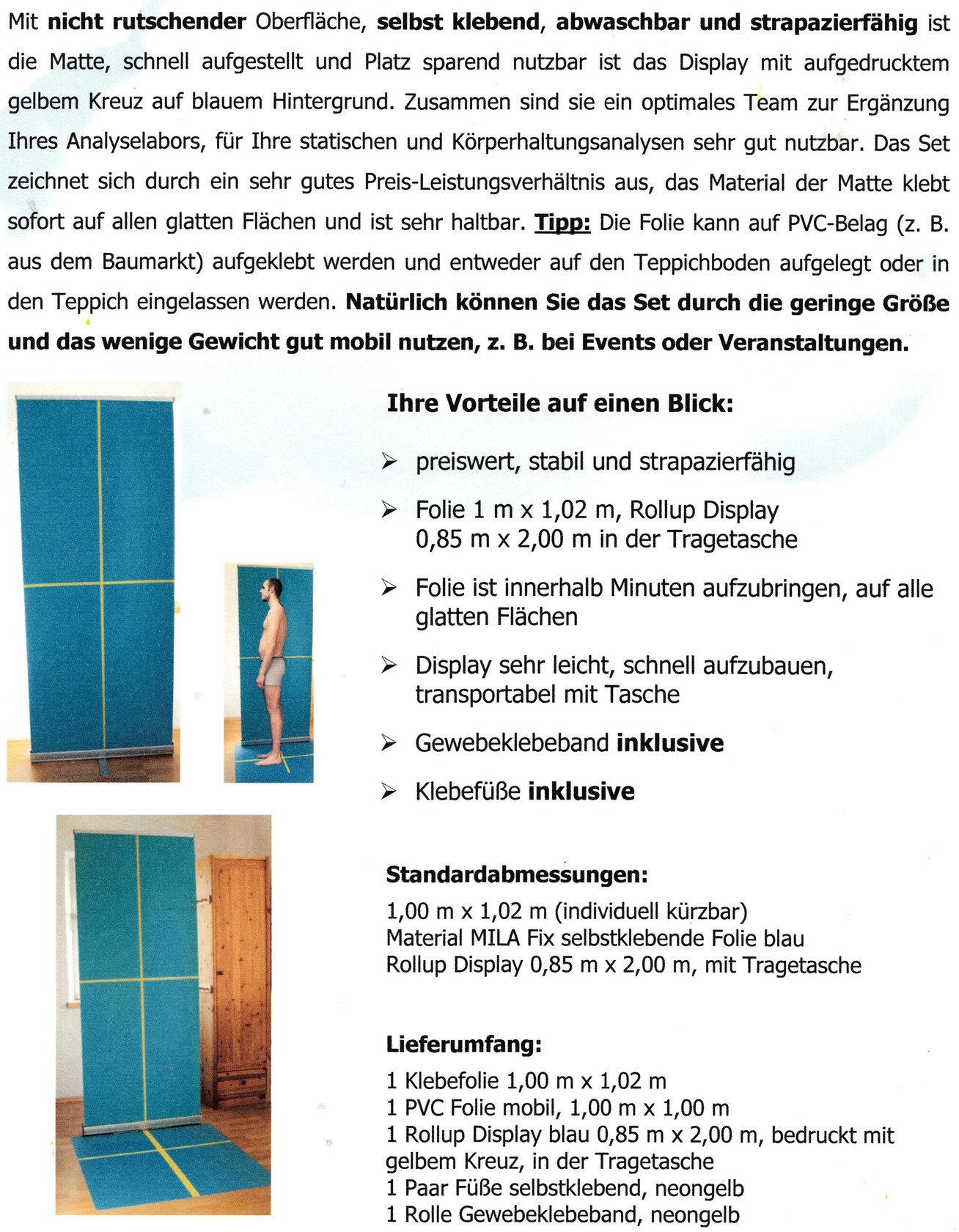 Set Haltungsanalyse - Dartfish Bewegungsanalyse