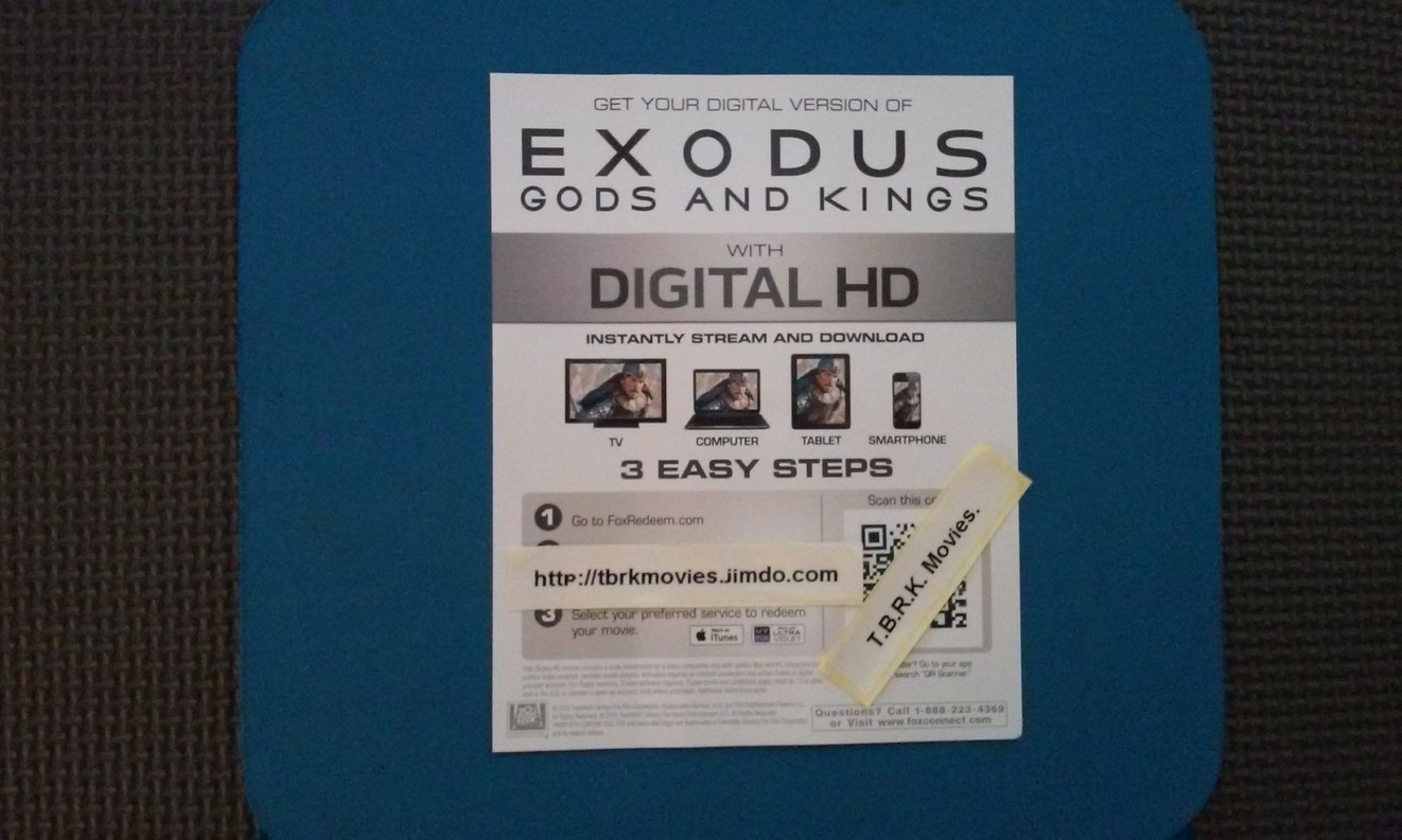 Digital "HD" Codes: - tbrkvip