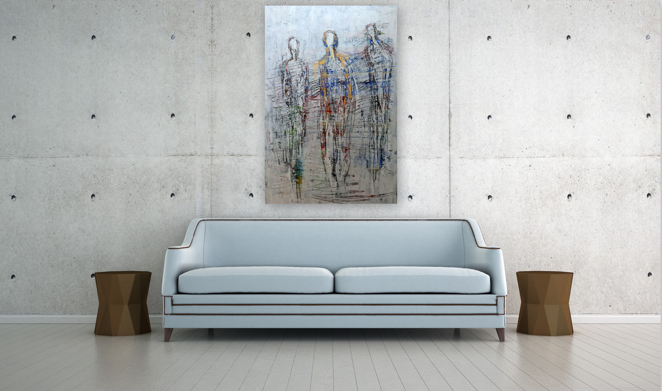 men at city - GALERIE ABSTRAKT