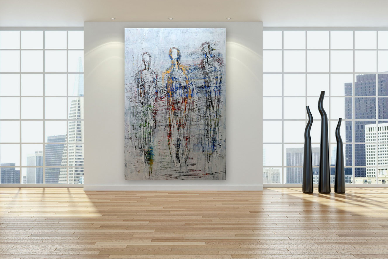 men at city - GALERIE ABSTRAKT