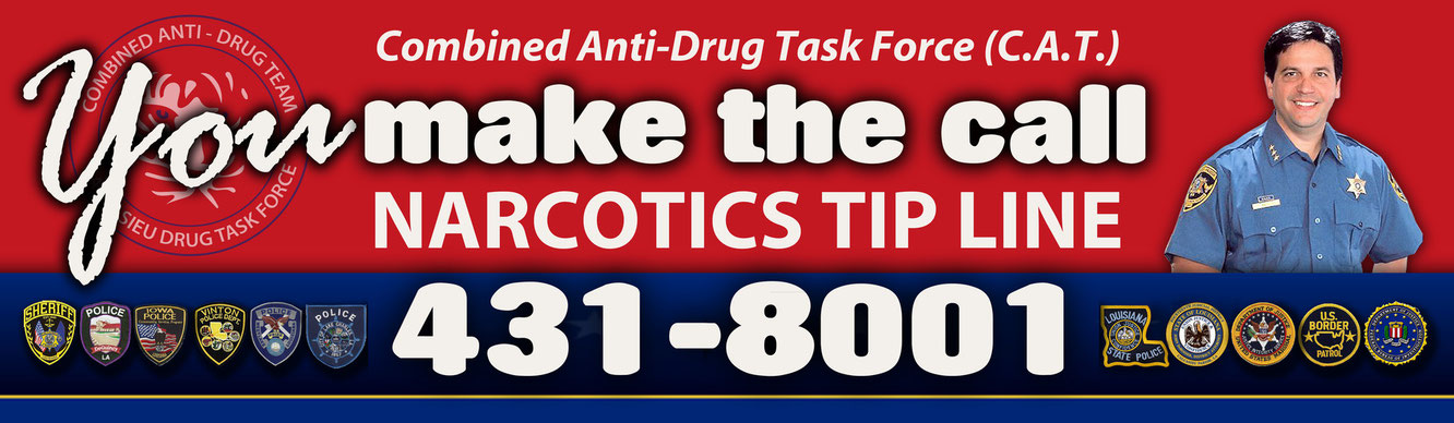 Narcotics Tip Line - Calcasieu Parish Sheriff's Office