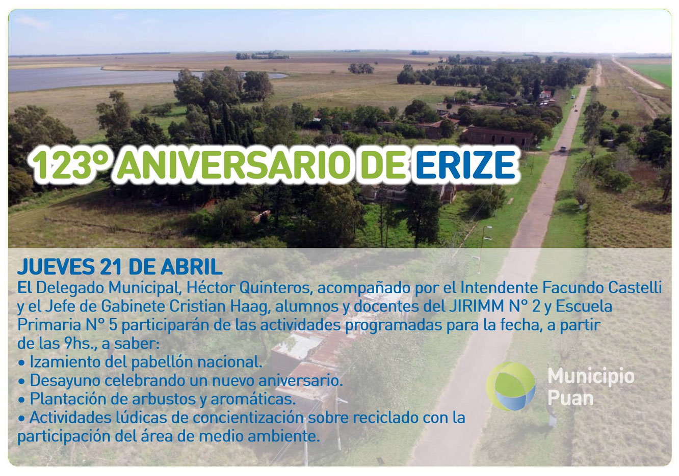 123° aniversario de Erize - Semanario Cuarto Poder