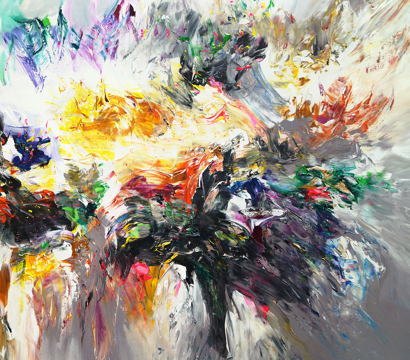 acrylic on canvas - large abstract painting art for sale