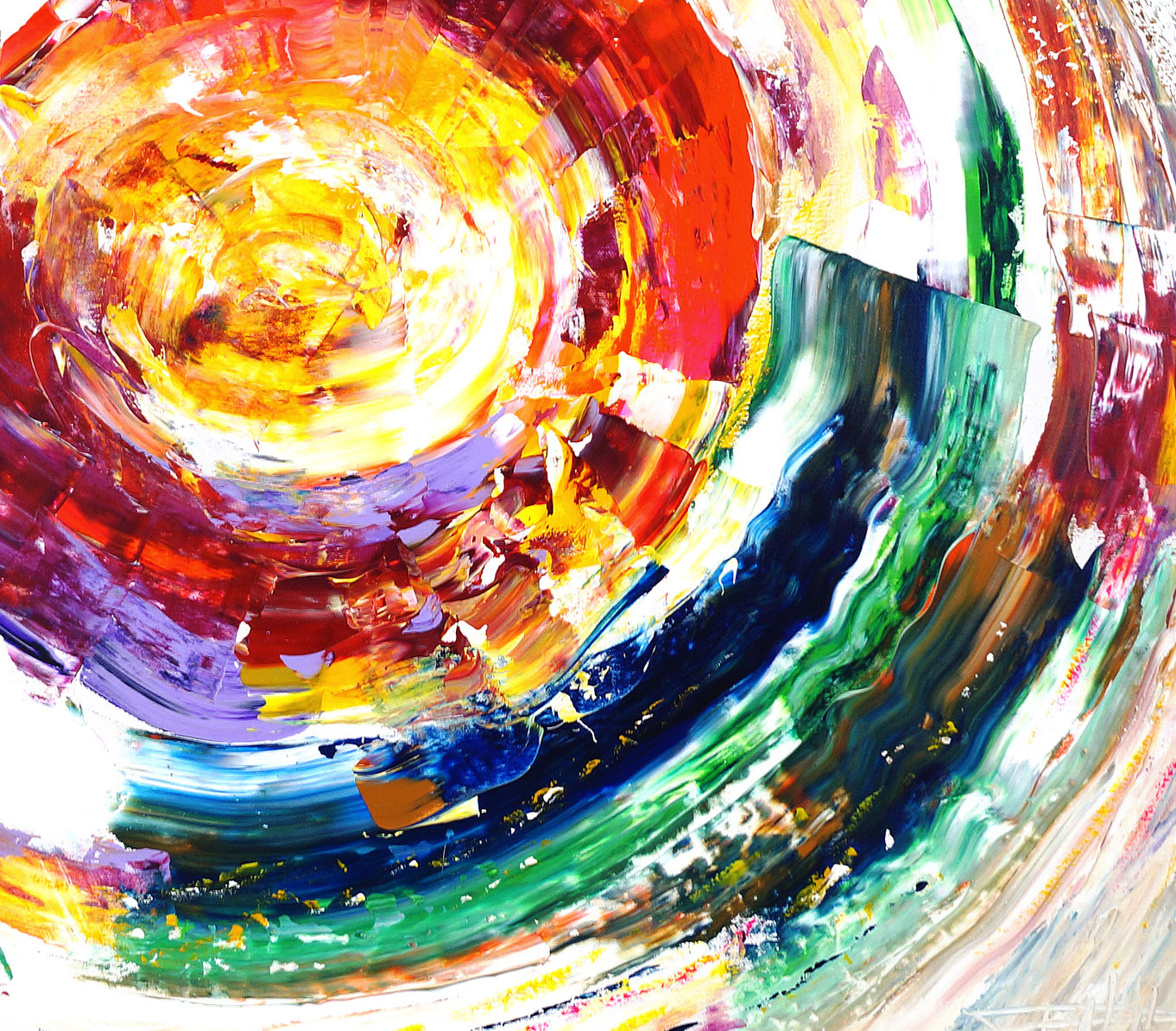Contemporary artwork - large abstract painting art for sale