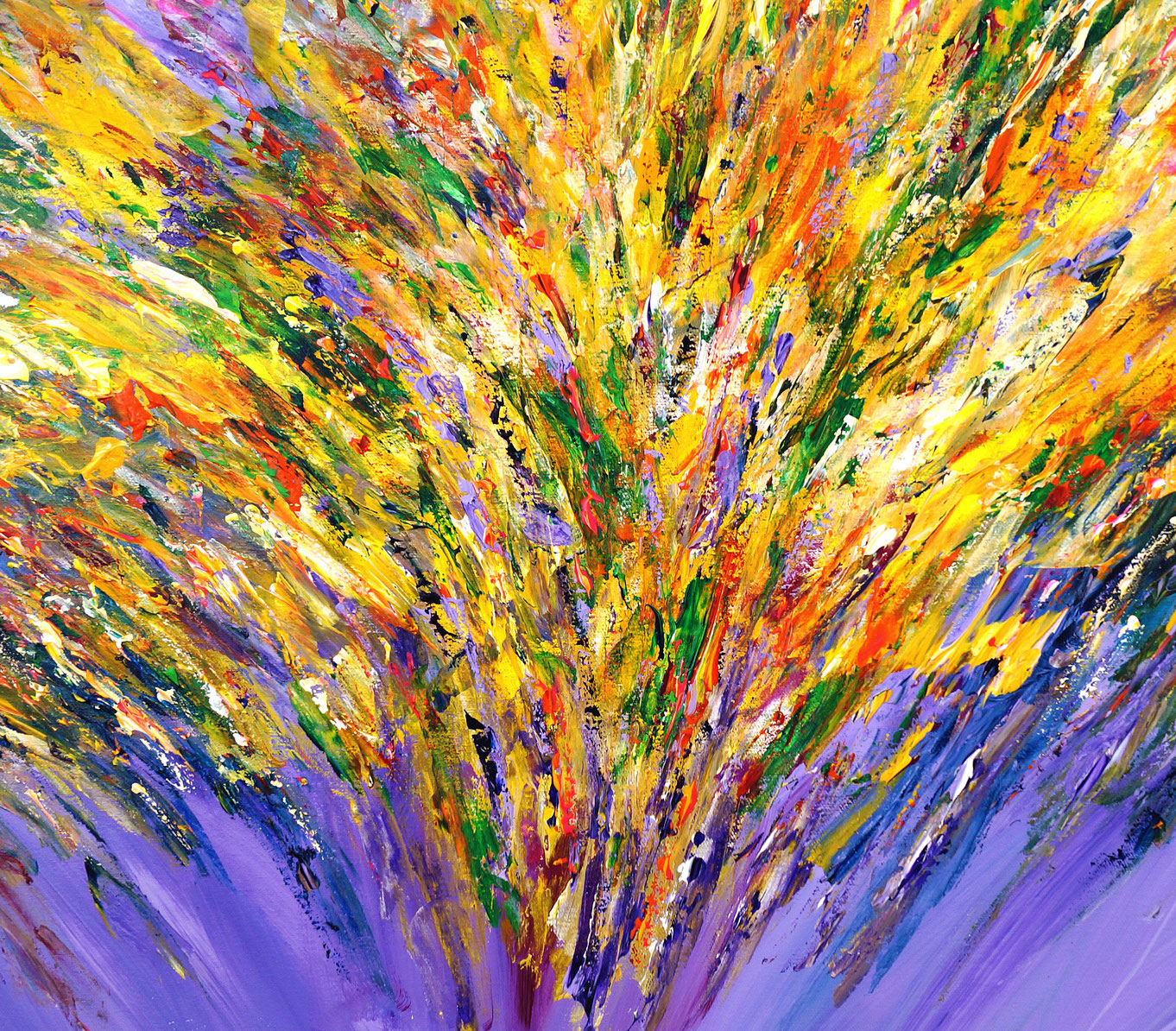 Vibrant artwork - large abstract painting art for sale