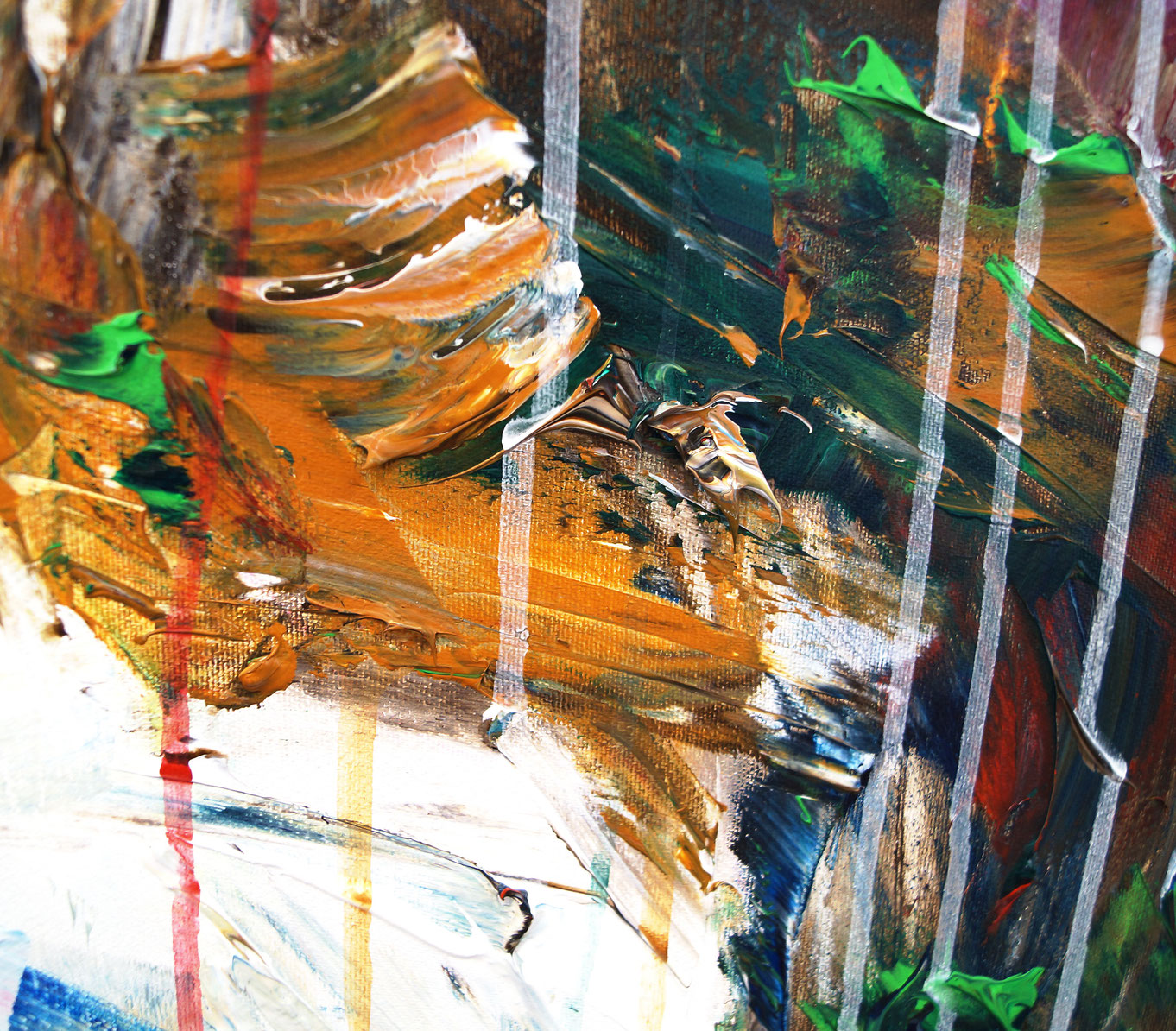 World Map artwork - large abstract painting art for sale