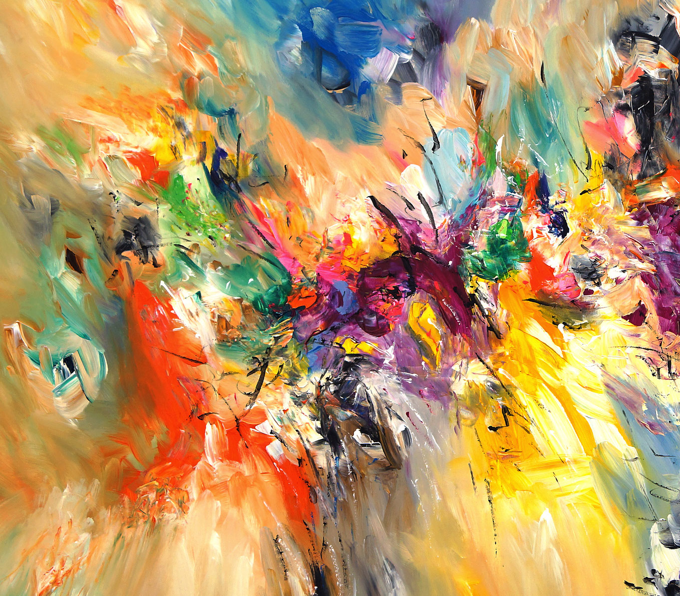 Contemporary art - large abstract painting art for sale