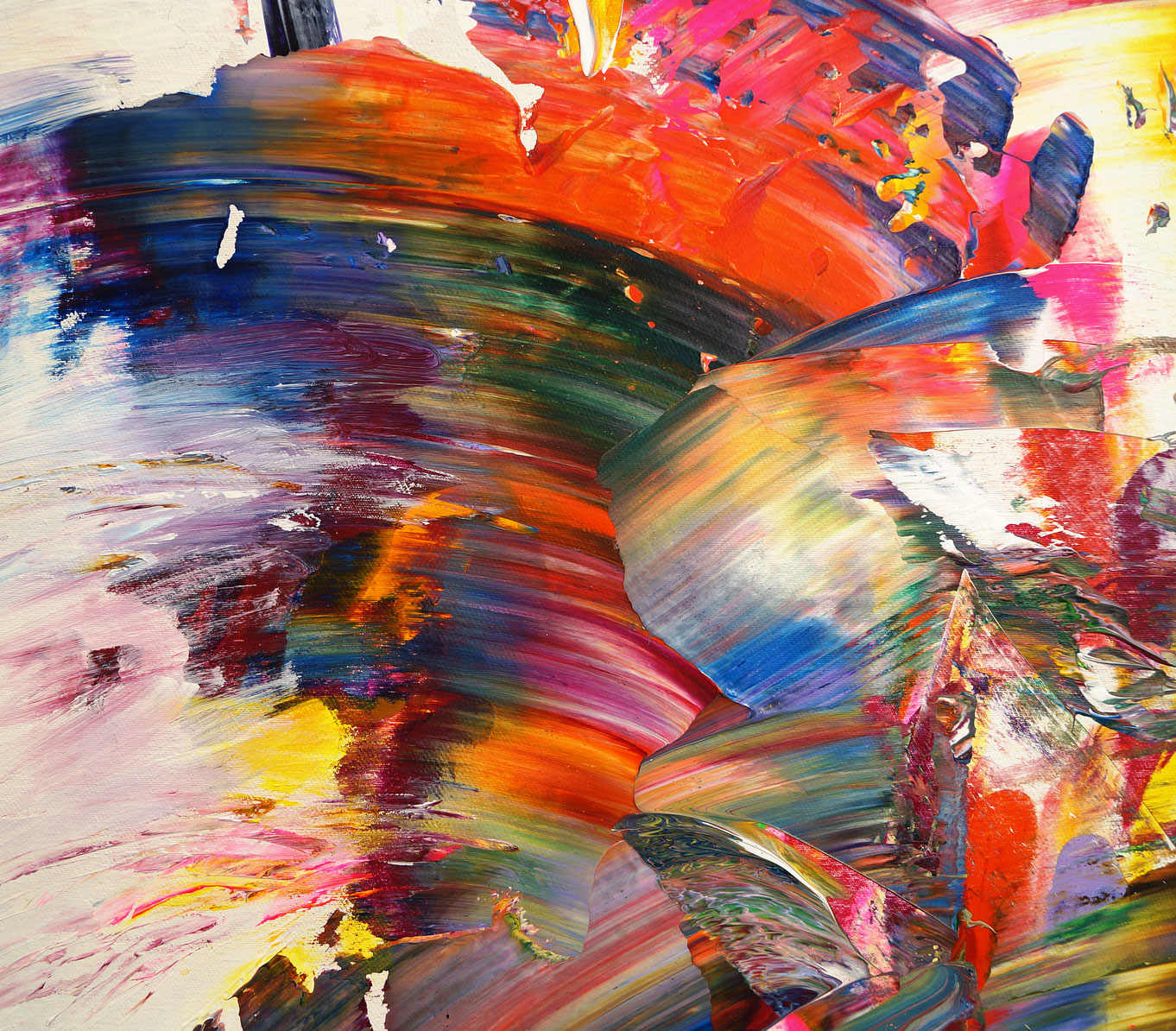 Energy Eruption L 1 - large abstract painting art for sale