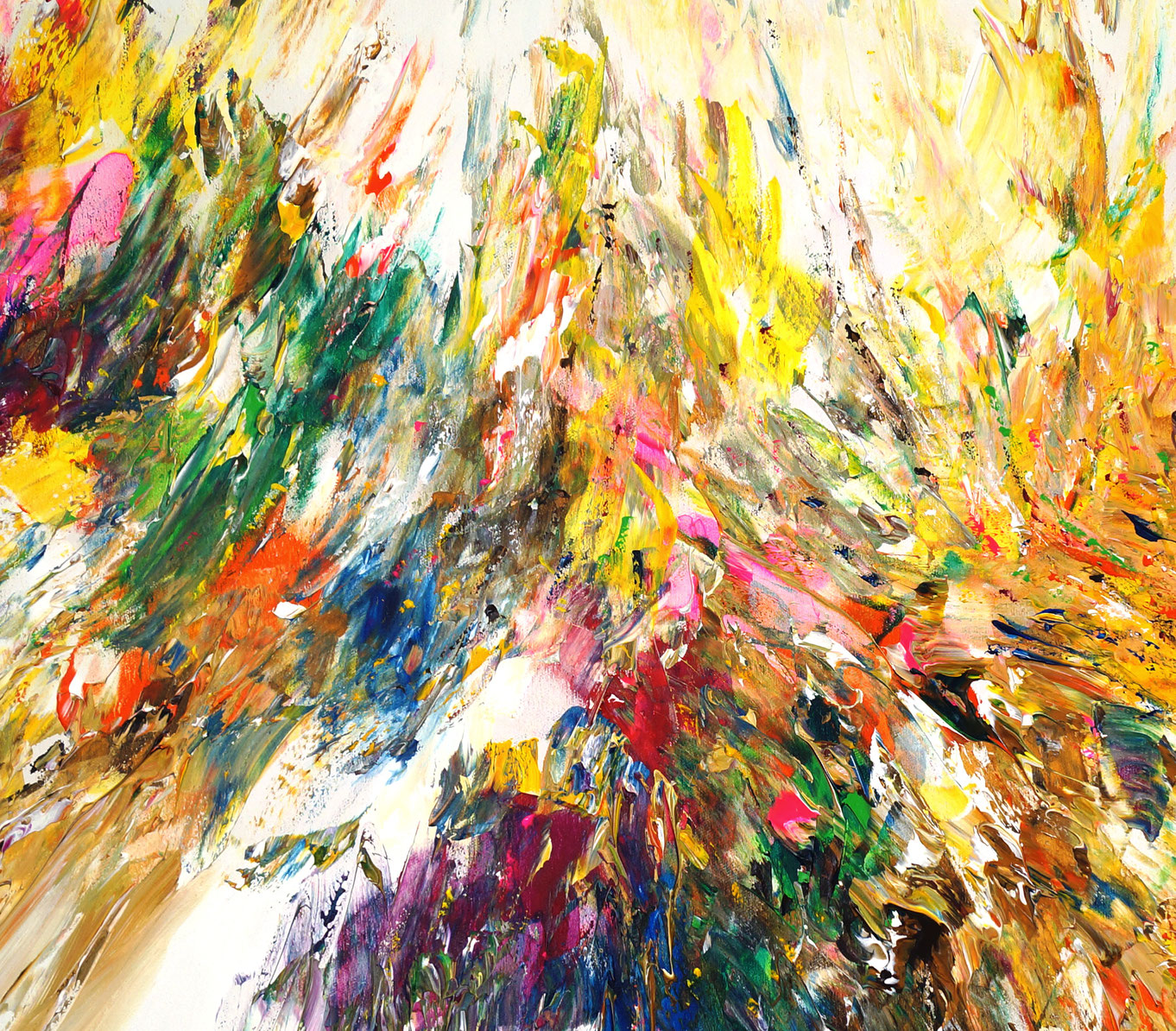 Colours Of Nature XL 2 - large abstract painting art for sale