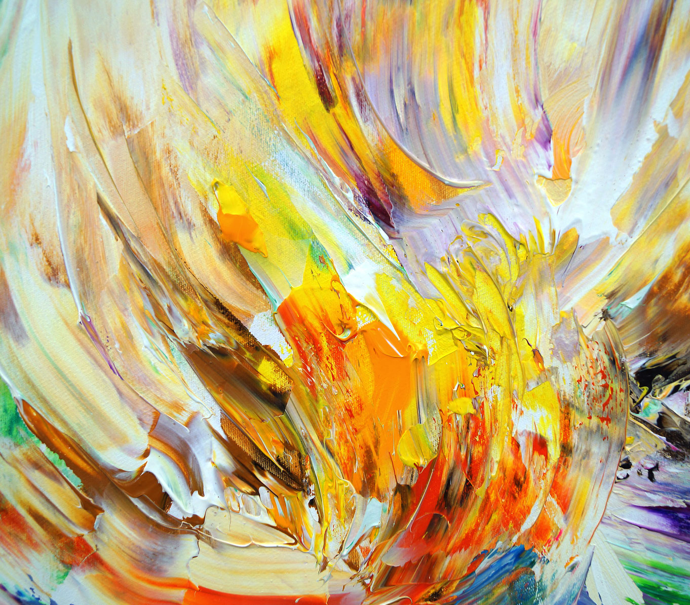 Expressionist painting - large abstract painting art for sale