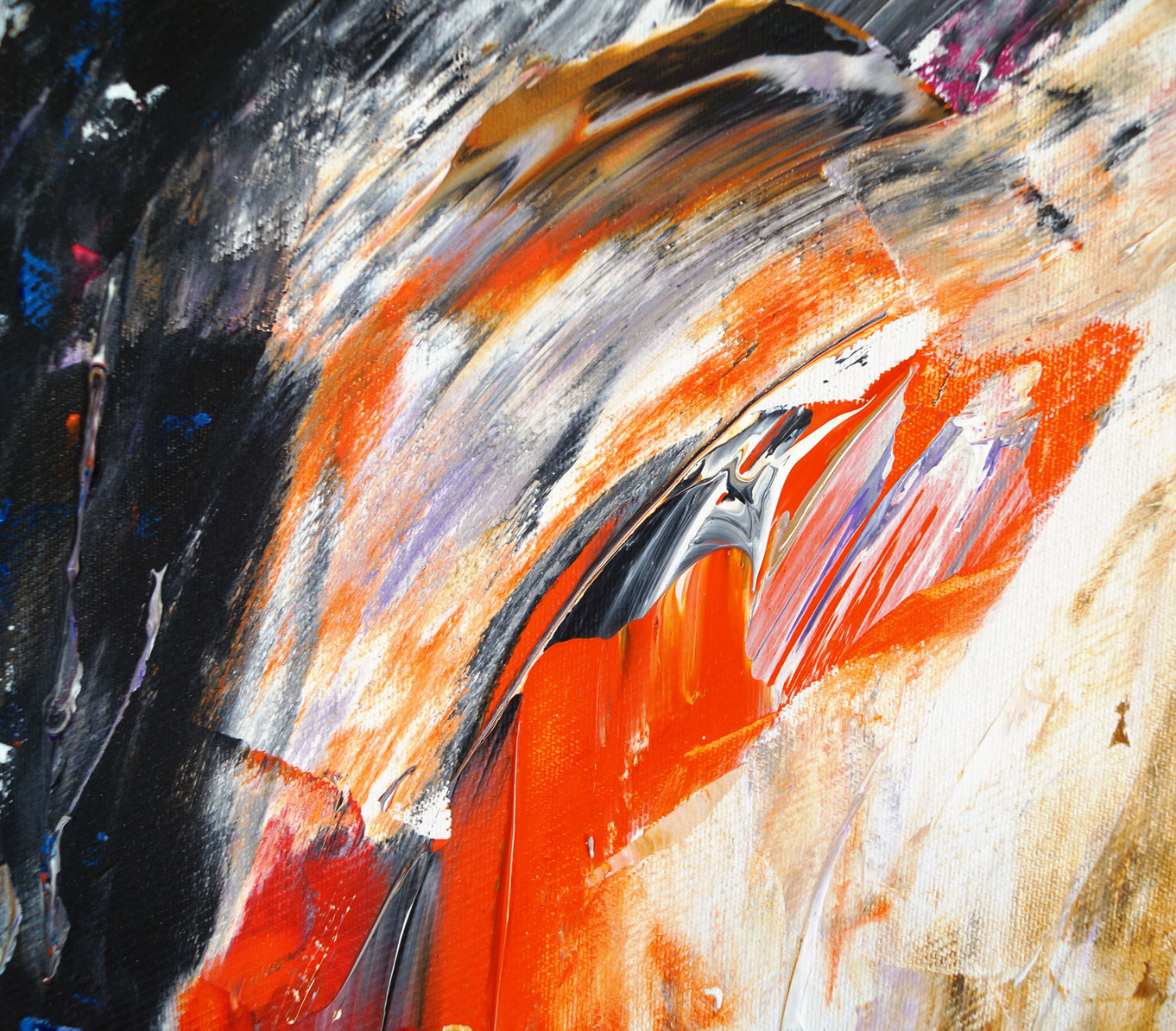 portrait format artwork - large abstract painting art for sale