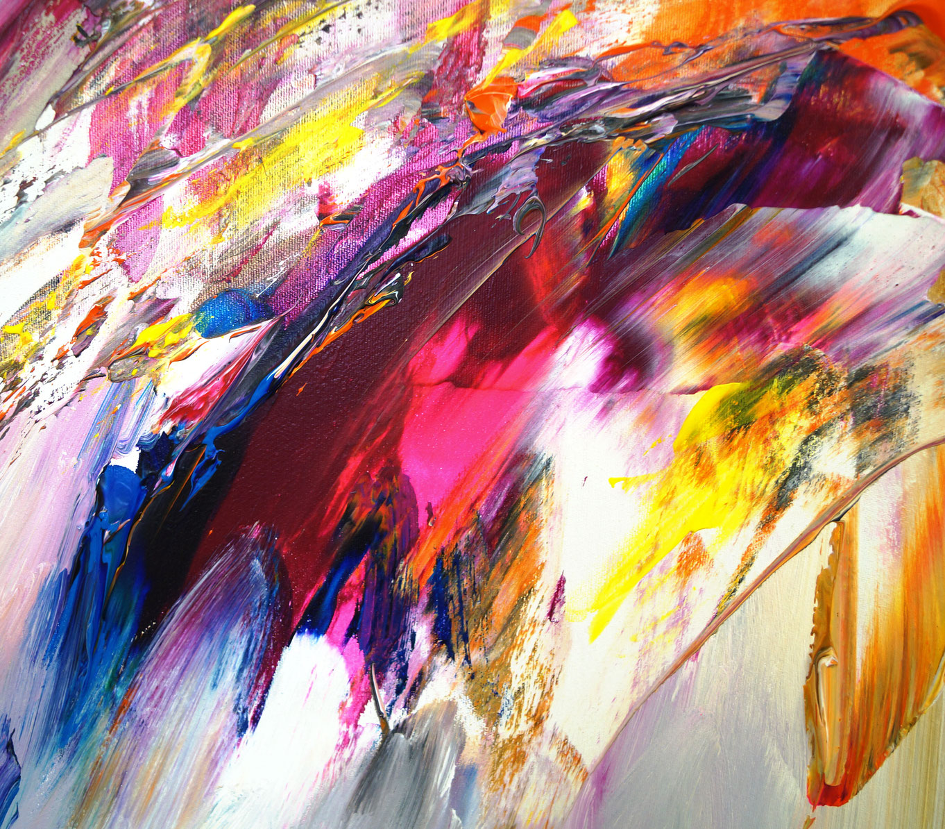 Awesome Wonderworld L 3 - large abstract painting art for sale