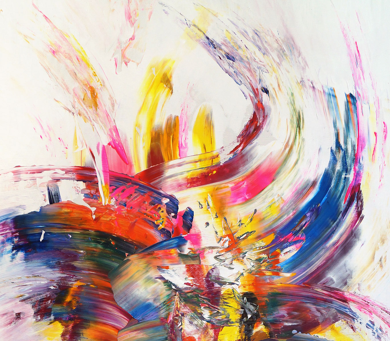 Energy Eruption L 1 - large abstract painting art for sale